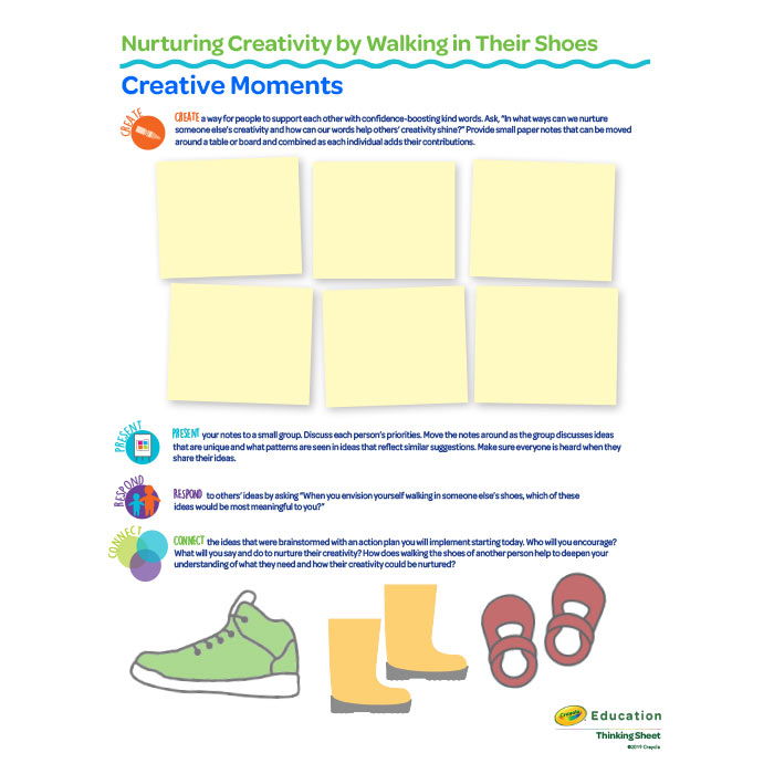 Nurturing Creativity by Walking in Their Shoes